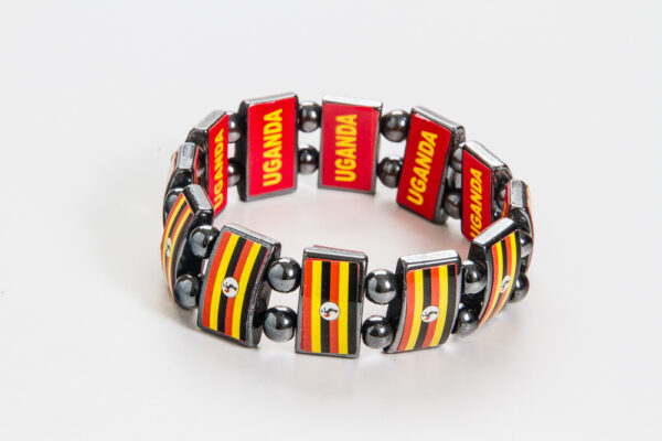 Uganda Stone Bracelet - Flag Matrix