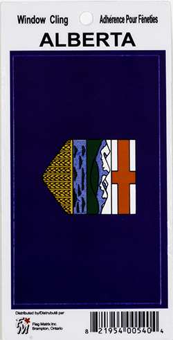 Alberta Window Cling - Flag Matrix