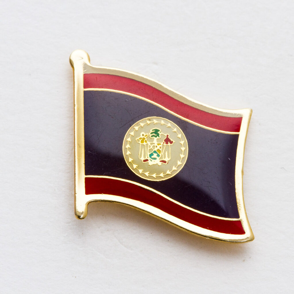 Belize Lapel Pin - Flag Matrix