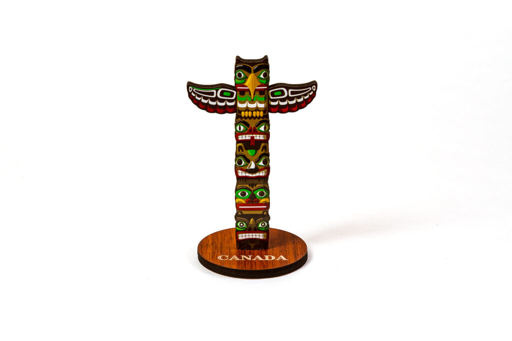 Totem Pole on Stand - Flag Matrix