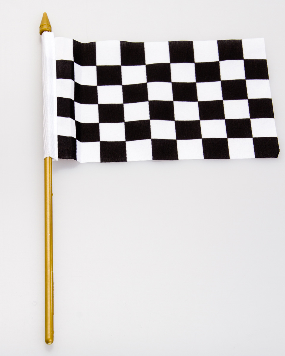 Black Checkered 4x6 Flag - Flag Matrix