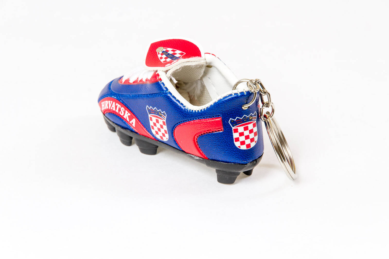 Croatia w/Crown Soccer Shoe Keychain - Flag Matrix