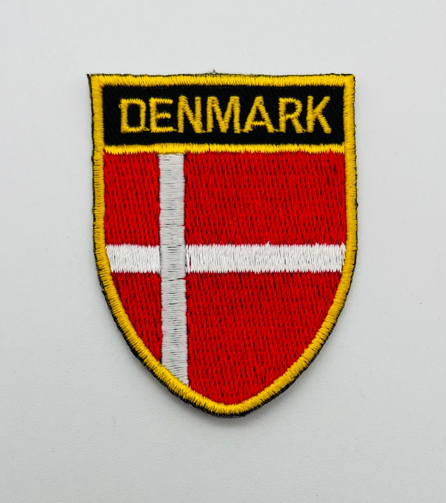 Denmark Shield Patch - Flag Matrix