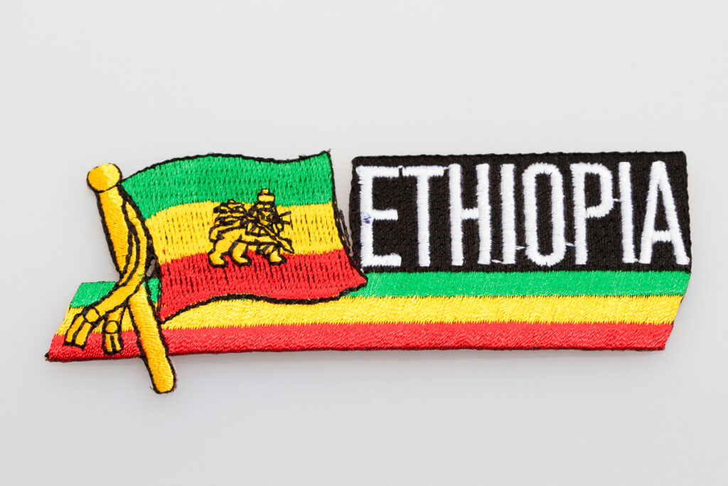 Ethiopia w/ Lion Sidekick Patch – Flag Matrix