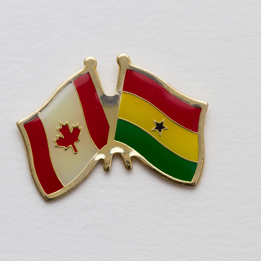 Ghana Friendship Pin - Flag Matrix