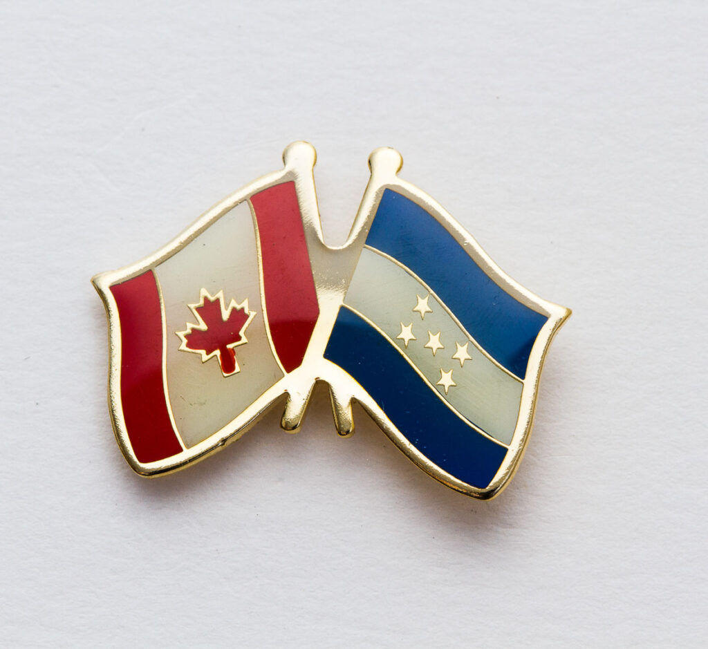 Honduras Friendship Pin - Flag Matrix