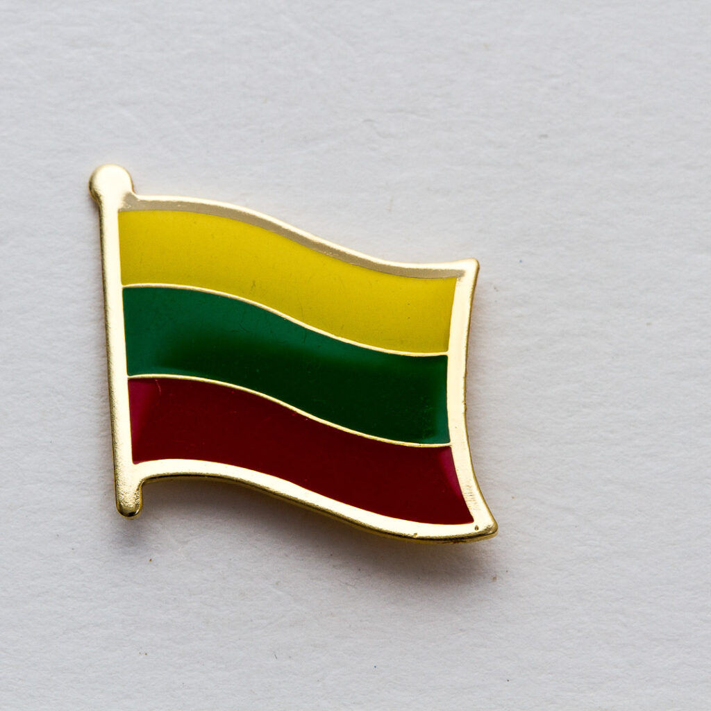 Lithuania Lapel Pin - Flag Matrix