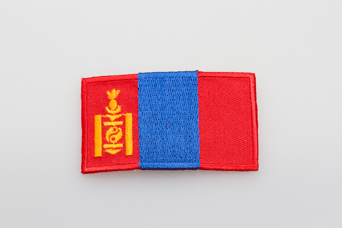 Mongolia Flag Patch - Flag Matrix