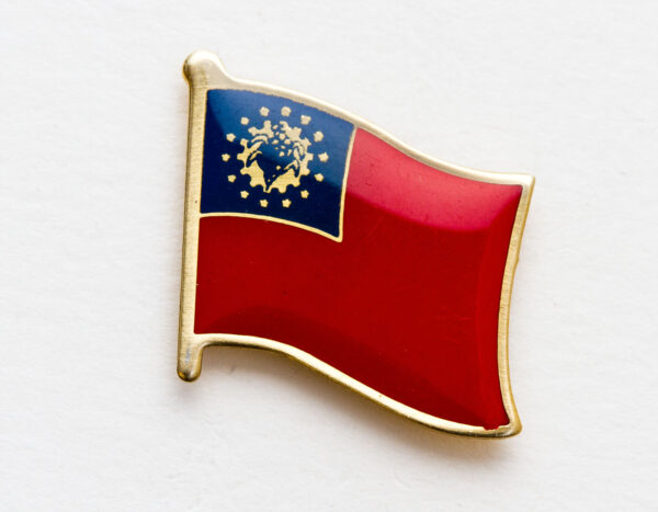 Myanmar (Burma) Lapel Pin - Flag Matrix