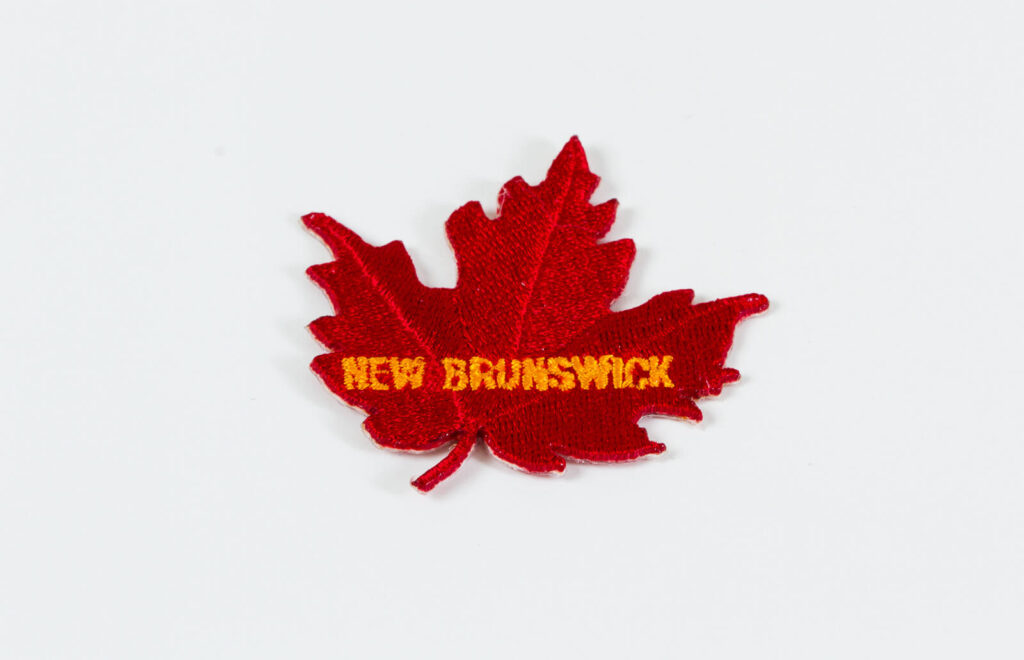 New Brunswick Red Maple Leaf Patch - Flag Matrix