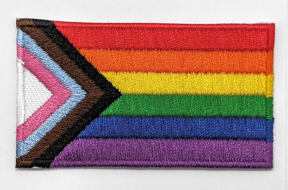 Progress Pride Flag Patch – Flag Matrix