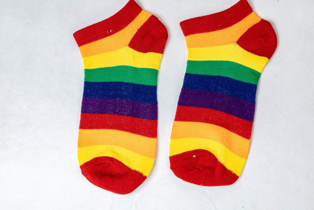 Rainbow Ankle Socks - Flag Matrix