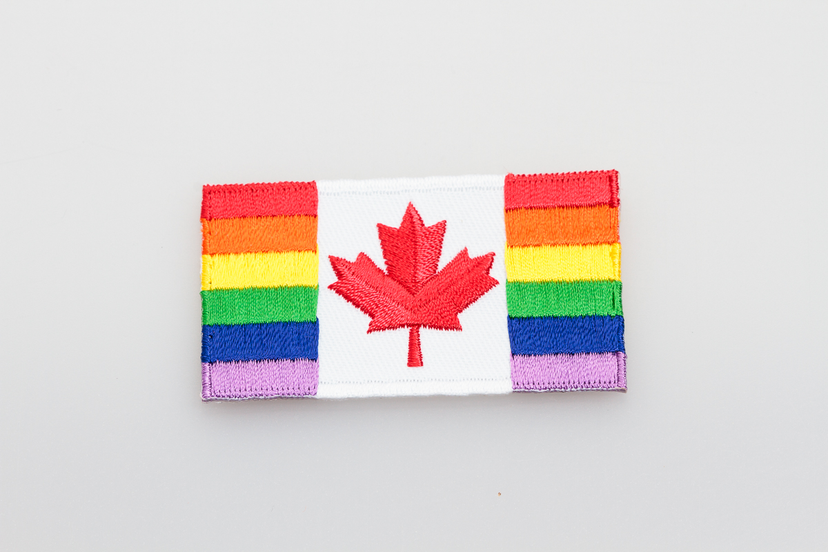 Rainbow Canada Flag Patch – Flag Matrix