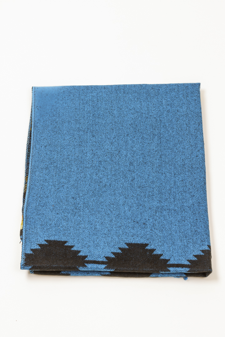 Native Scarf – Royal Blue / Black – Flag Matrix