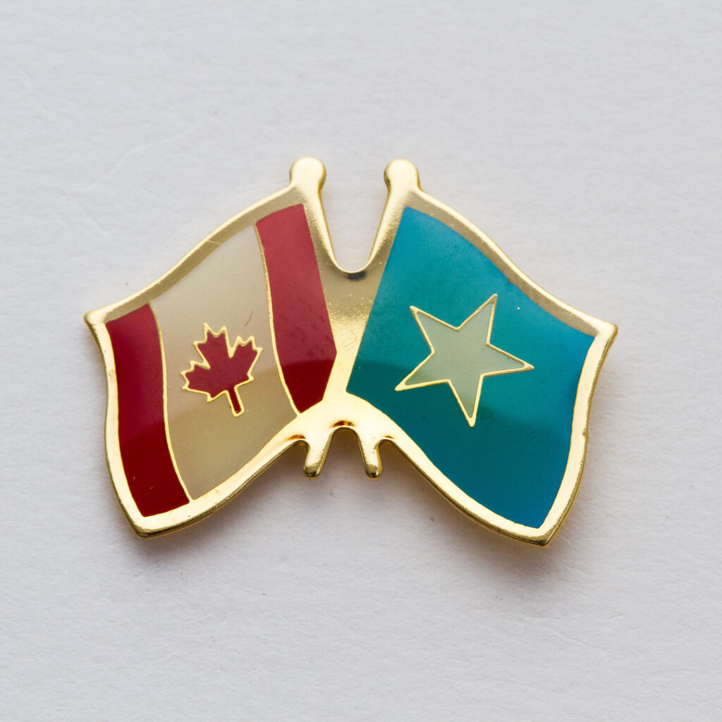 Somalia Friendship Pin - Flag Matrix