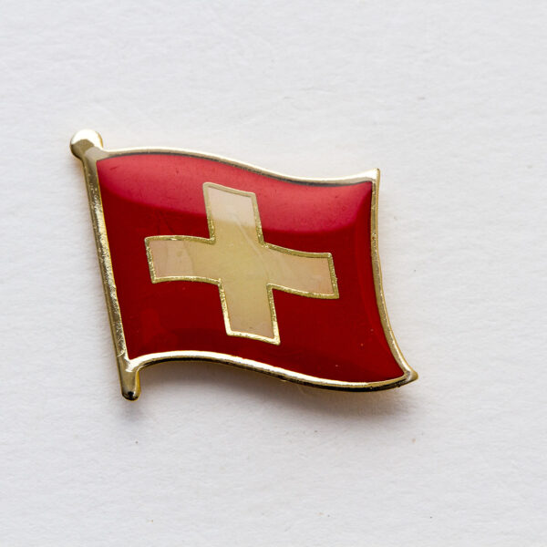 Switzerland Lapel Pin - Flag Matrix