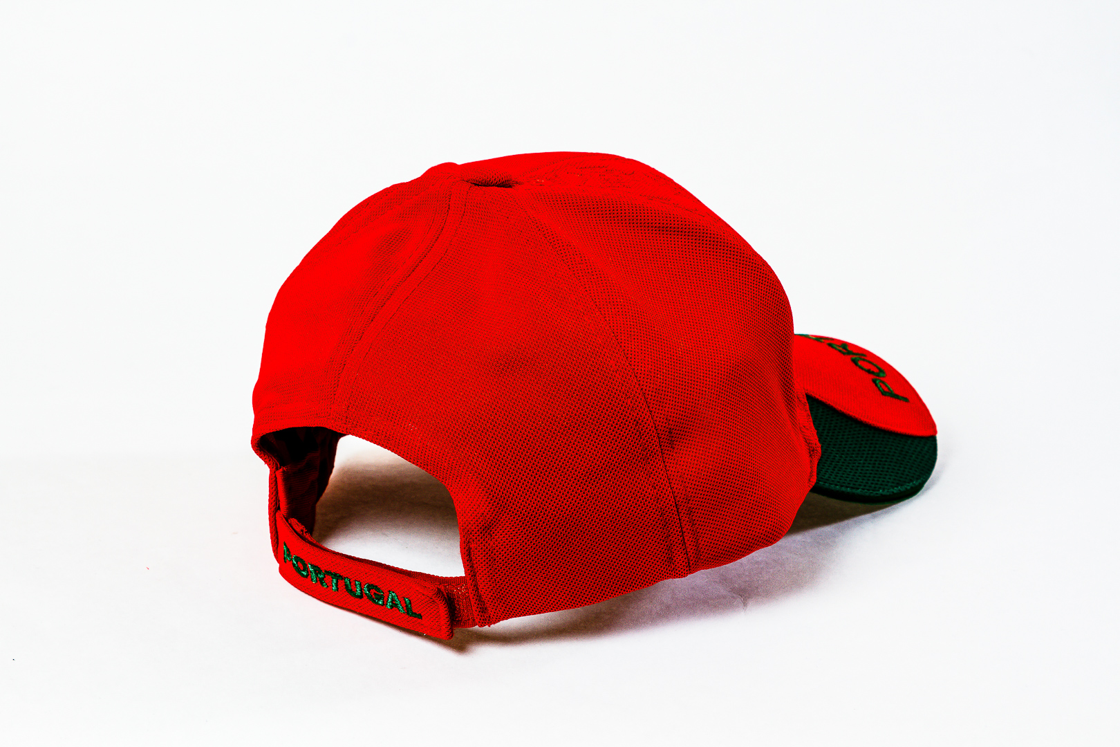 Portugal Baseball Cap w/ Embossed Logo on Panel - Flag Matrix