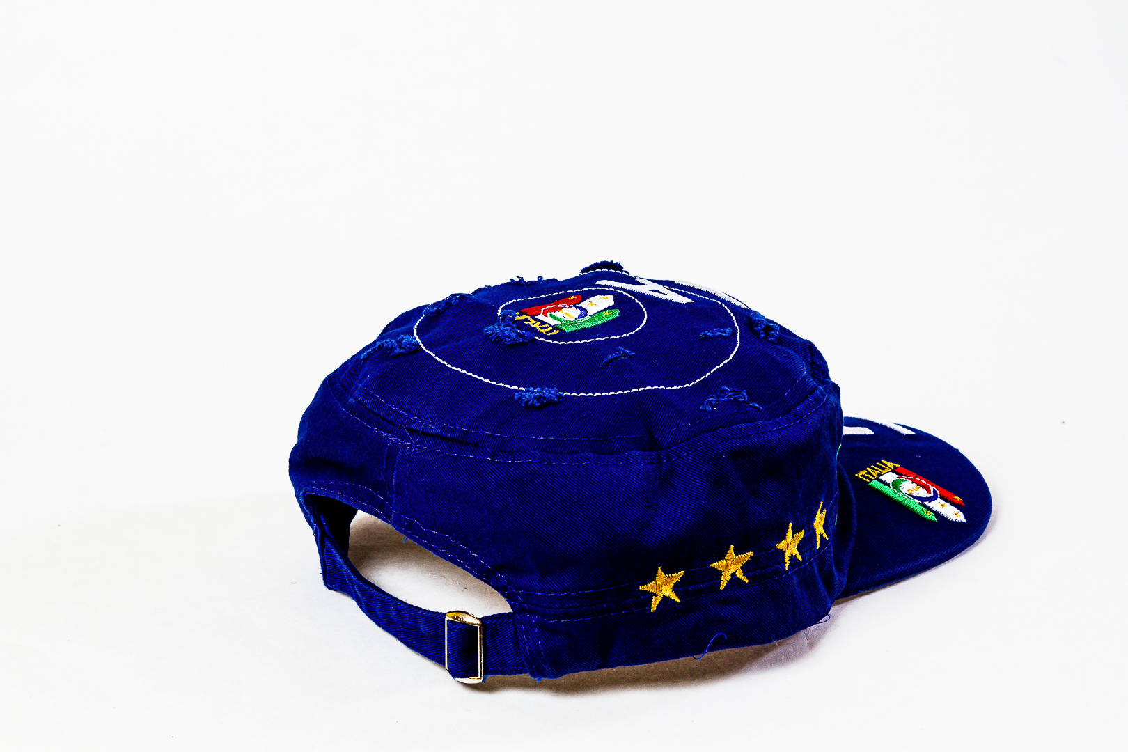 Italy Military Style Cap - Blue - Flag Matrix