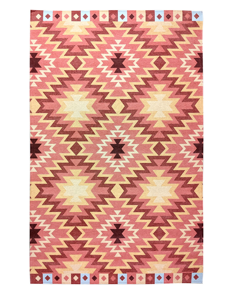 Mariko 5' x 8' Native Rug - Red - Flag Matrix