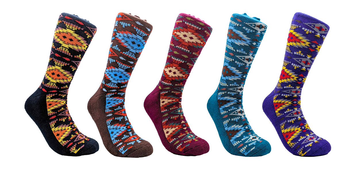 Native Socks – Morning Star Design – Flag Matrix
