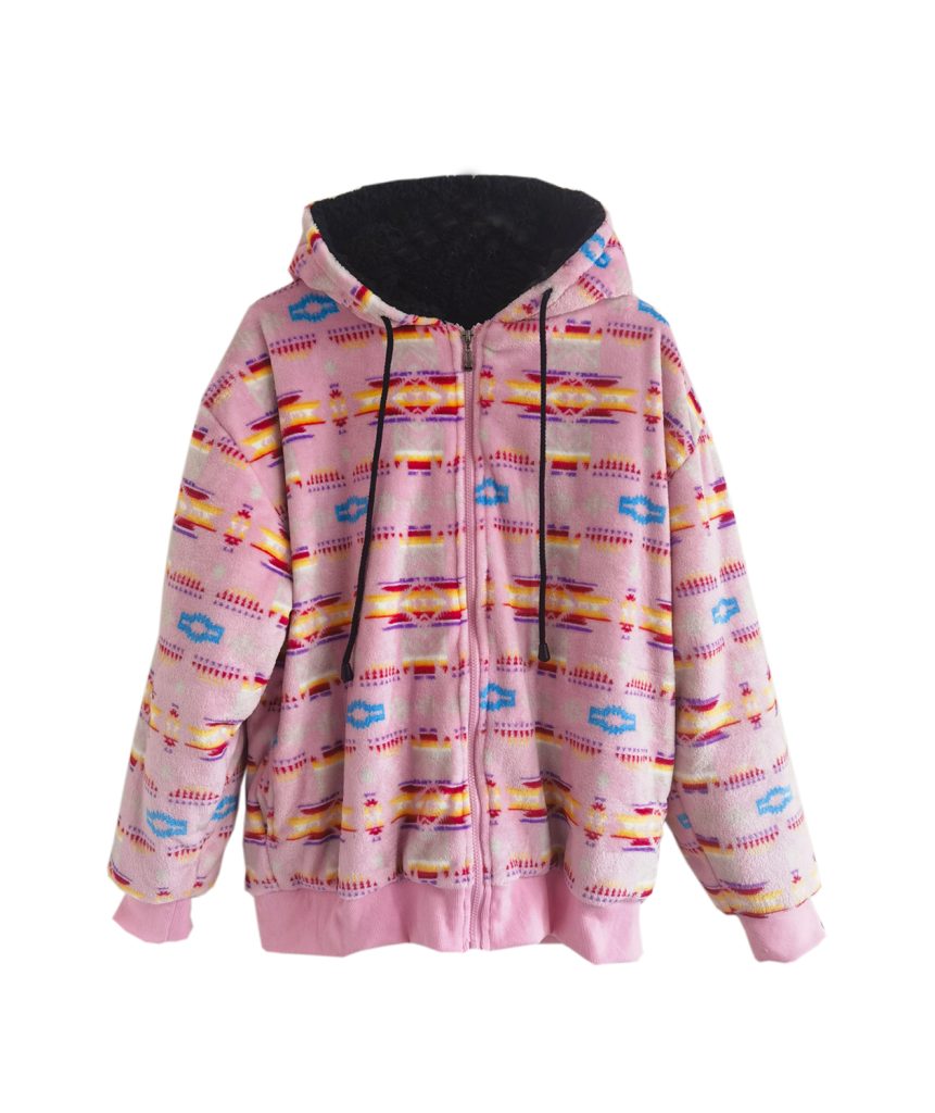 Adult Jacket Pink - Flag Matrix