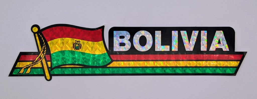 Bolivia Bumper Sticker – Flag Matrix