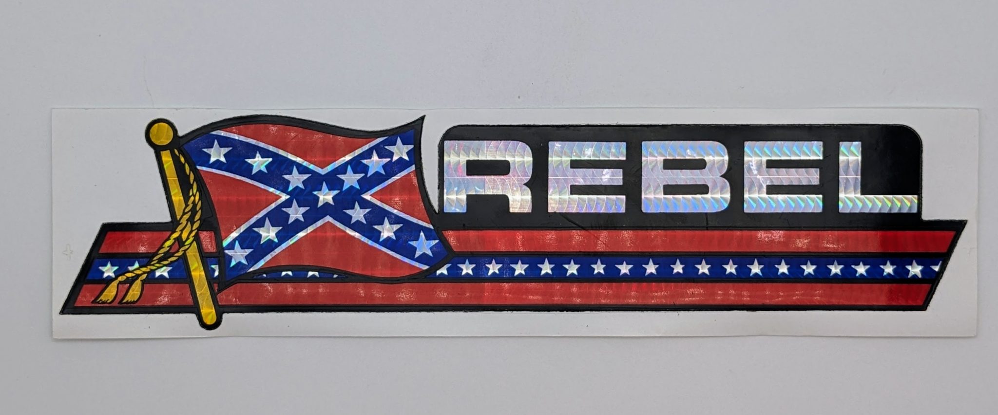 Confederate Bumper Sticker - Flag Matrix