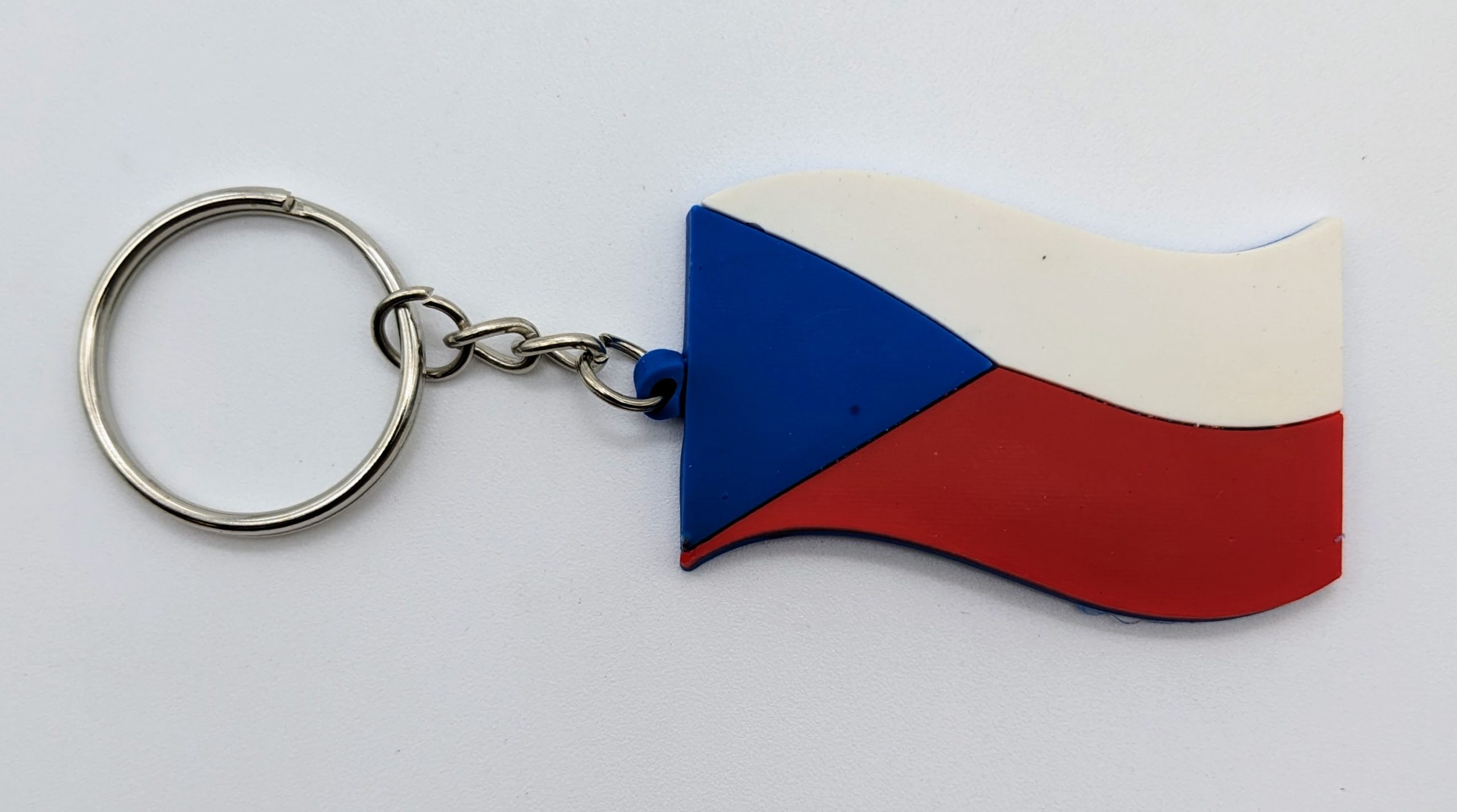 Czech Republic Flag keychain - Flag Matrix