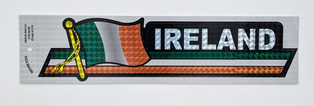 Ireland Bumper Sticker - Flag Matrix