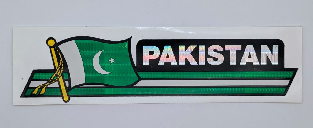 Pakistan Bumper Sticker – Flag Matrix