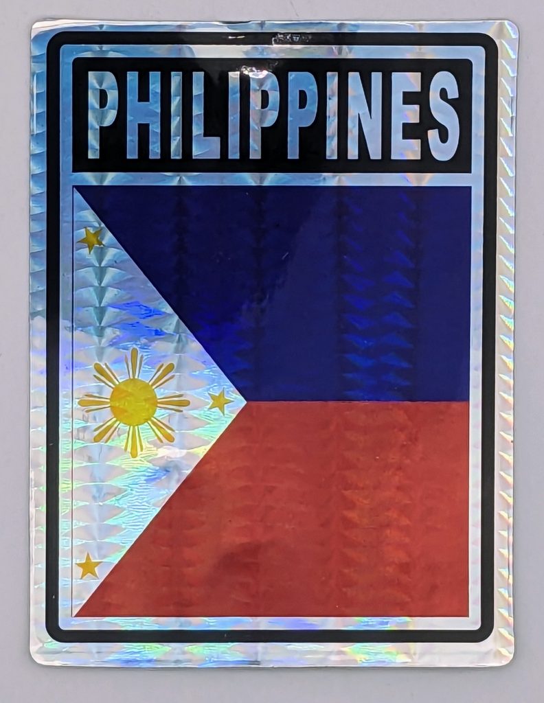 Philippines 3x4 Sticker - Flag Matrix