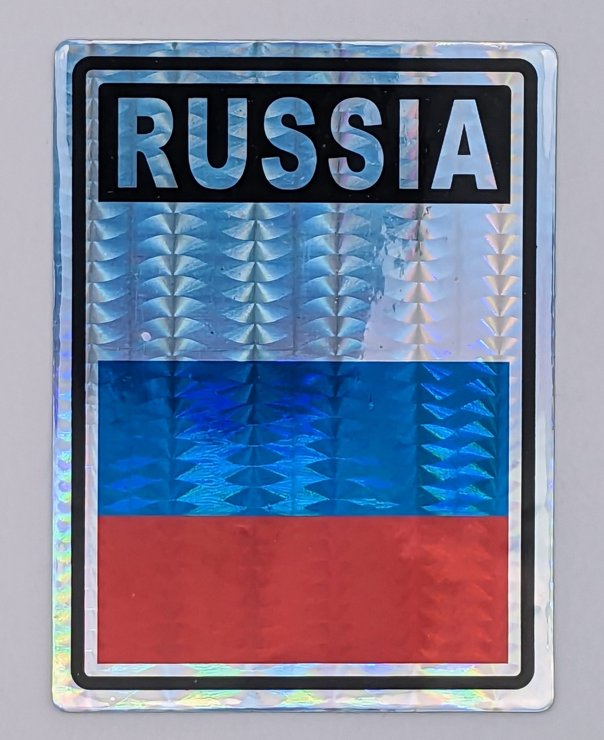 Russia 3x4 Sticker - Flag Matrix