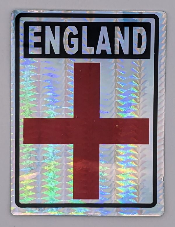 St. George Cross 3x4 Sticker - Flag Matrix