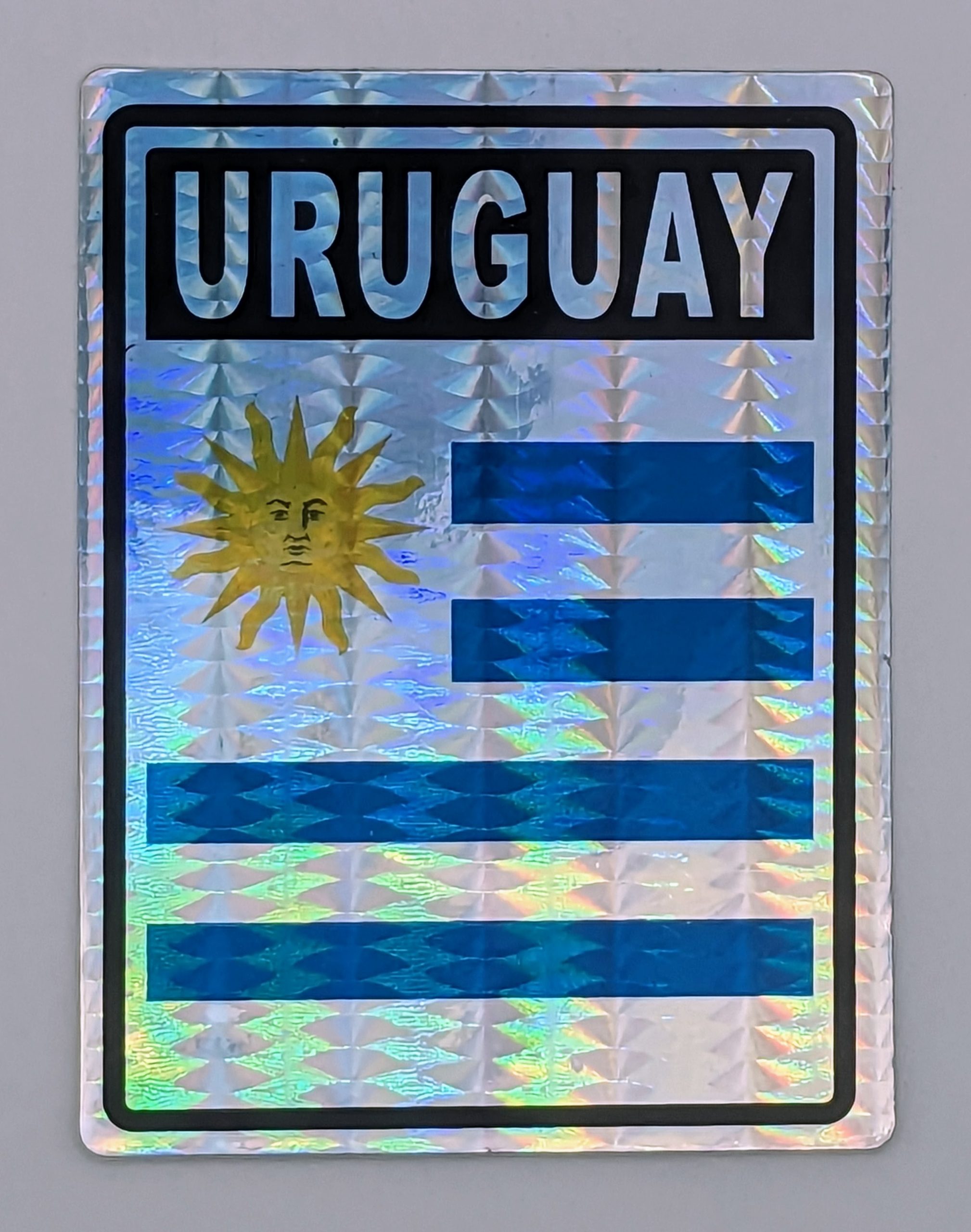 Uruguay 3x4 Sticker - Flag Matrix