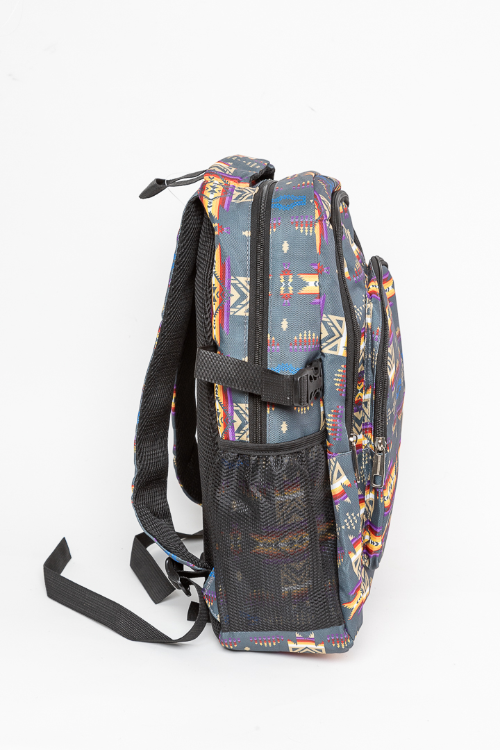 Native Backpack - Charcoal Grey - Flag Matrix