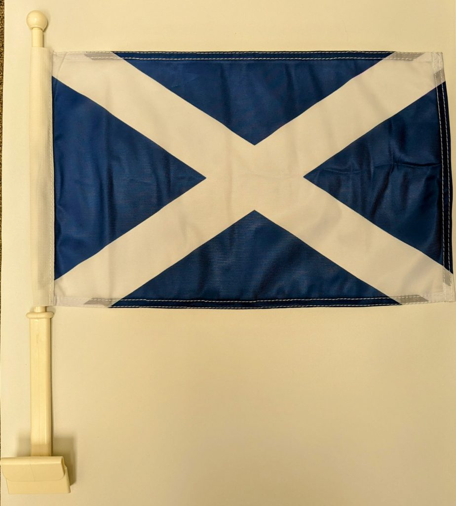 St. Andrew Cross Car Flag - Flag Matrix