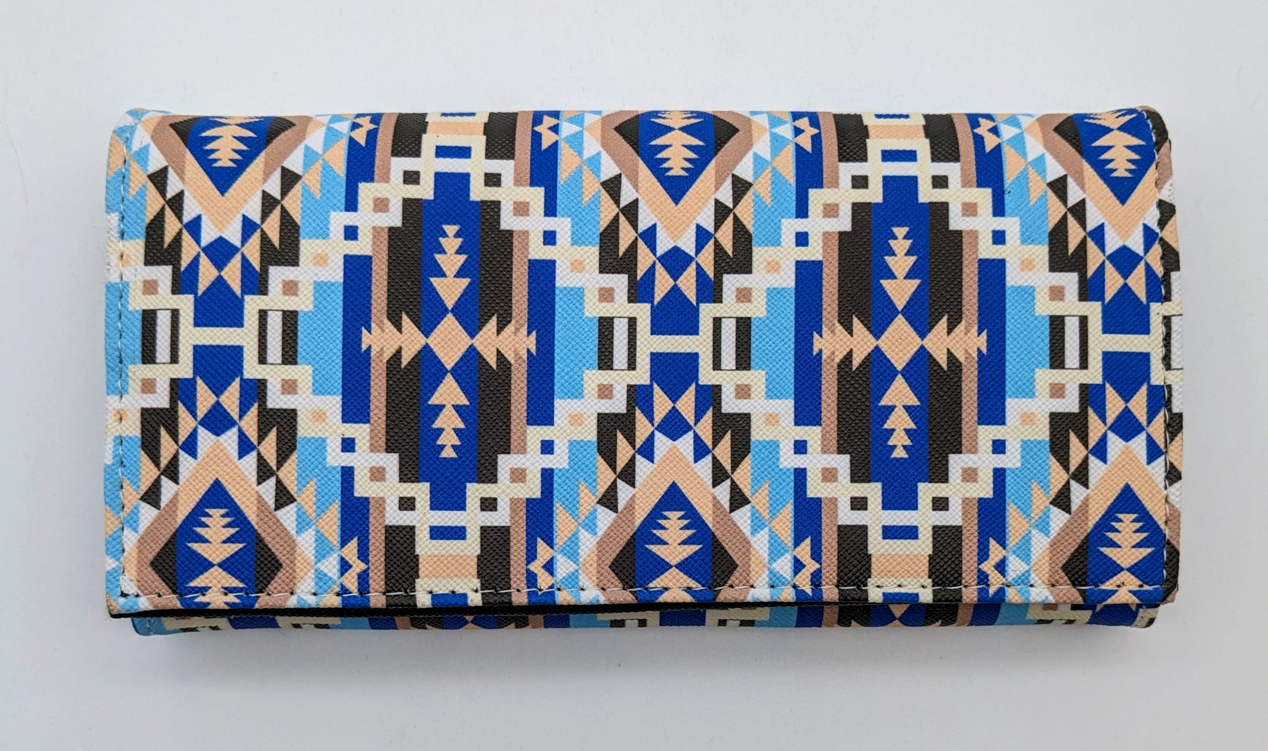 Cheveyo 7.25″ Bi-fold Native Wallet – Flag Matrix