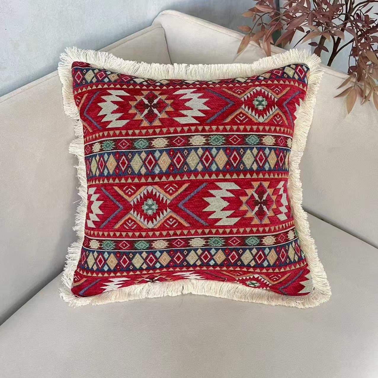 18"x18" Cushion - Red - Flag Matrix