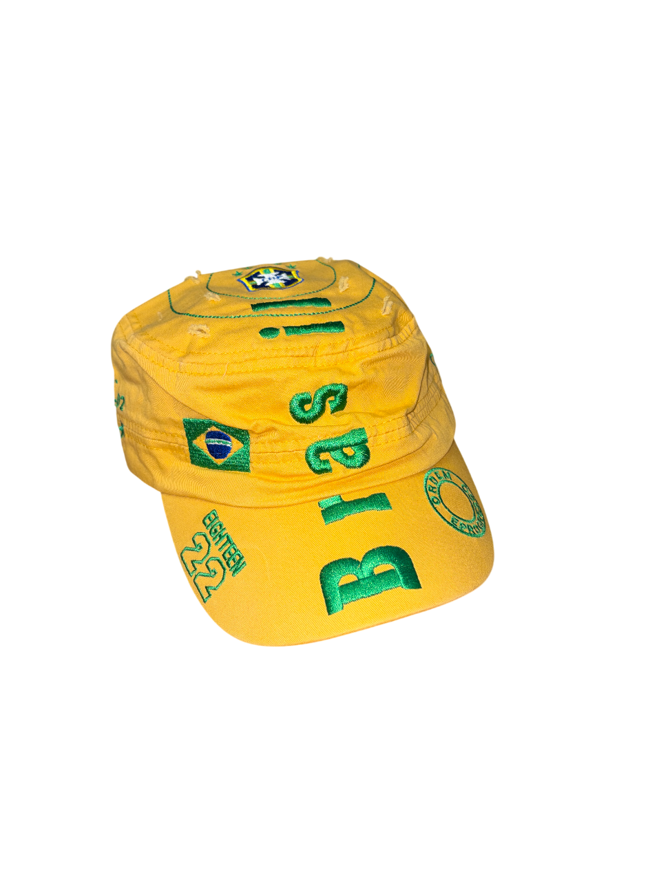 Brazil Military Style Cap - Flag Matrix